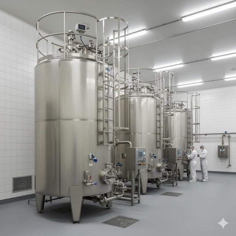 Vertical milk storage tank manufacturers in India , Milk storage silo ...